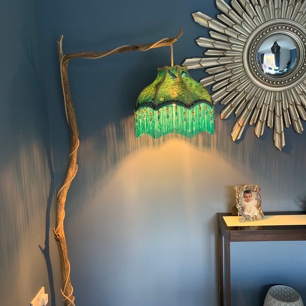 Boho Wooden Clothes Rack, Clothes Hanger, Handmade With Hazel and Solid ...