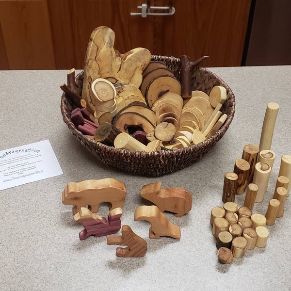 Rain Forest Tree Blocks 75 Pc - Etsy