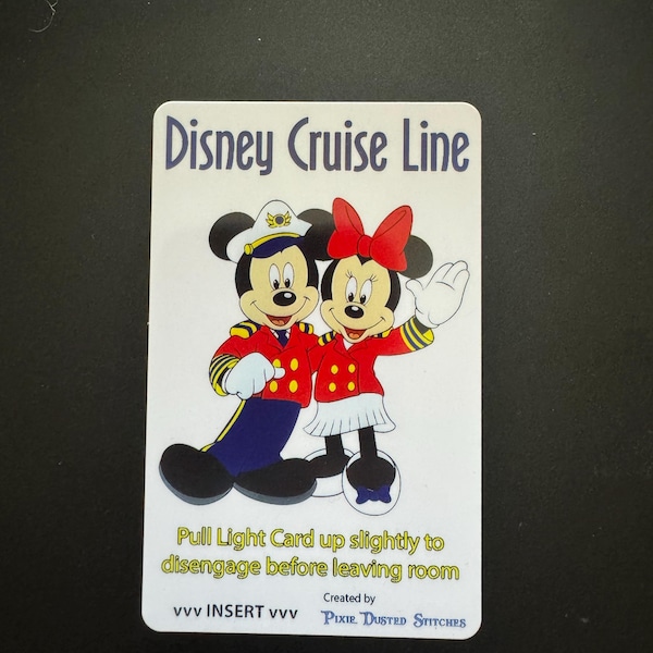 Disney Cruise Line Light Card – Mickey & Minnie, Key Switch Activator ...
