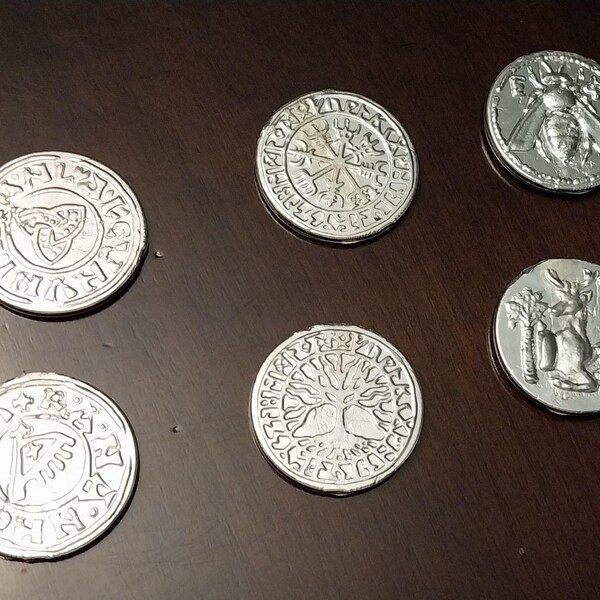 VIKING RUNIC COMPASS - (2 Sided) Graphite Coin Mold - Etsy