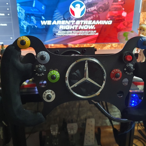 Sim Racing - Mercedes AMG GT3/GT4 Steering Wheel - Etsy