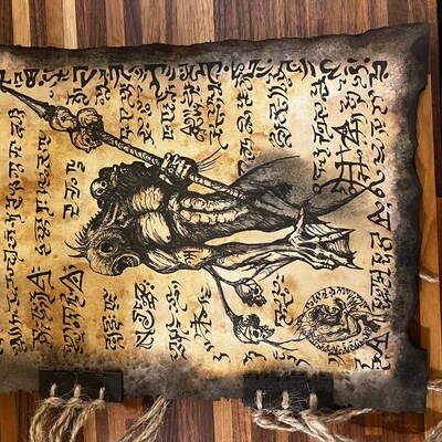 Cthulhu NECROMANCER Necronomicon Scrolls Occult Zombie Horror - Etsy