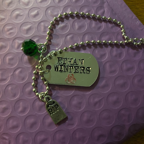 RE Character Dog Tag Necklaces - Etsy