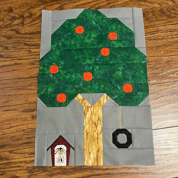 Tree Quilt Block Pdf Pattern - Etsy