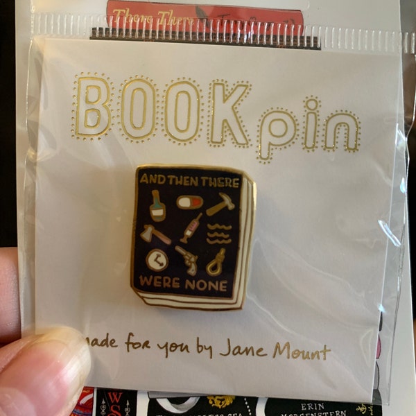 Book Pin: and Then There Were None - Etsy