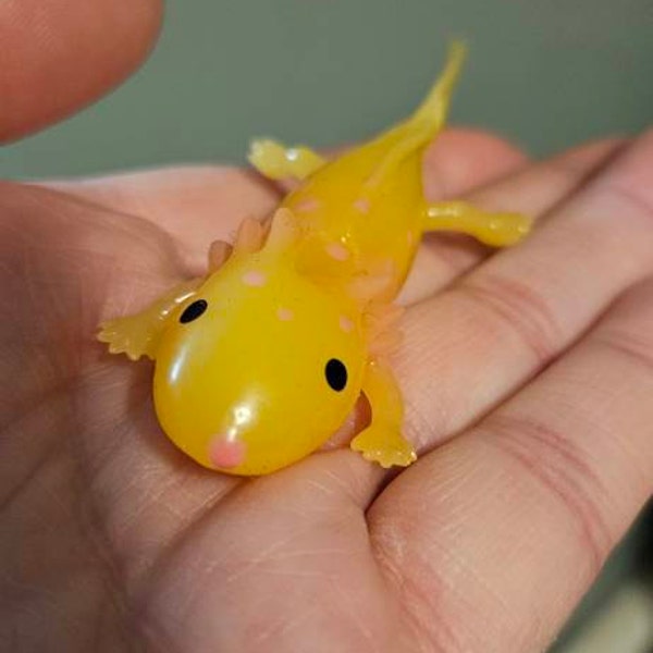 Firefly Axolotl, Axolotl, Silicone Axolotl, Squishy, Squishy Animal ...