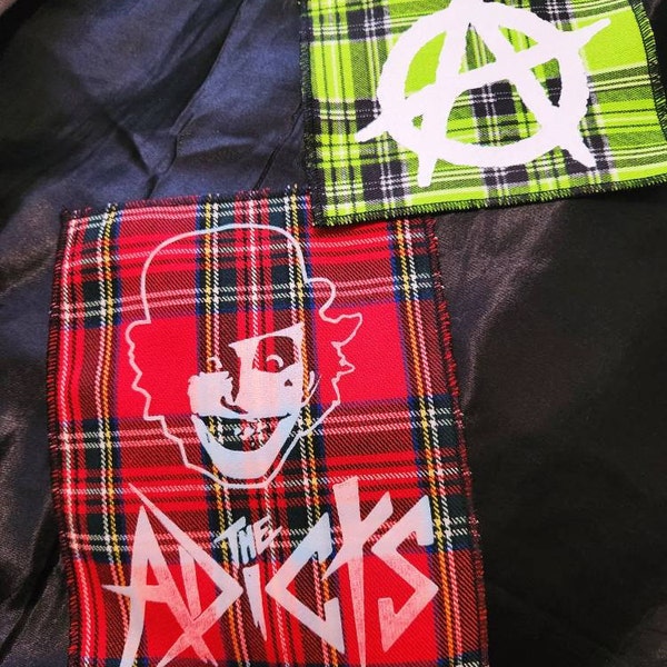 The Adicts Patch Punk Rock Overlocked Patch 1977 Punk Patch Clockwork ...