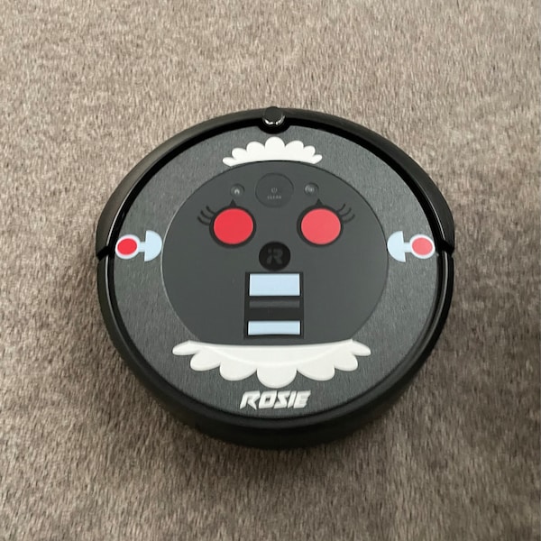 Original Deluxe Rosie the Robot Face Decals for Your Robotic Floor ...