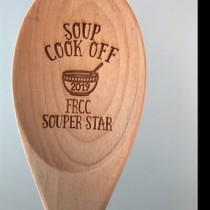 Soup Cook off Wooden Spoon Award Alternative Soup Cook-off Trophy ...