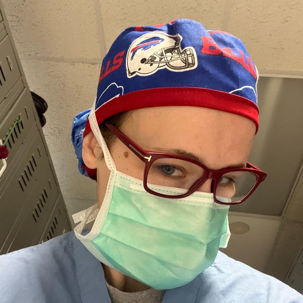 Ortho Bones Chatter Lined Surgical Scrub Cap for Men and Women - Etsy