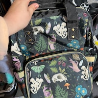 Baby Bat Diaper Nappy Bag Pastel Goth Baby Bag Goth Backpack Goth Purse ...