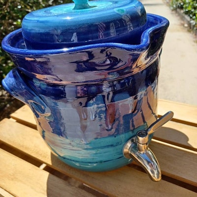 6 QT Ceramic Kombucha Crock Made to Order - Etsy