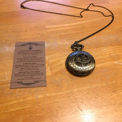 Time Lord Mechanical Pocket Watch Pocket Chain or Necklace - Etsy