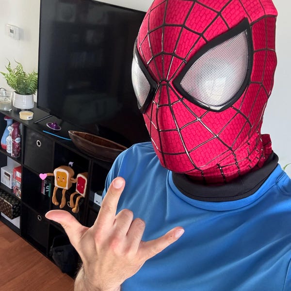 Spiderman Black Mask,andrew Garfield Adults With Faceshell 3D Rubber ...