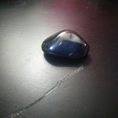 Hematite Tumbled Stone Multiple Sizes Available Tumbled Hematite Crystal Polished Silver ...