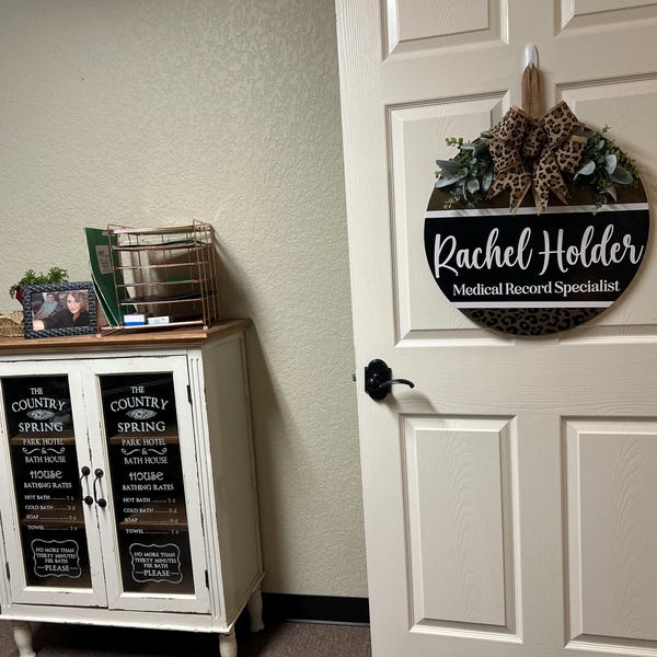 Teacher Door Teacher Door Sign Teacher Name Classroom Sign Teacher Gift ...