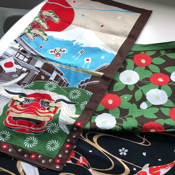 Furoshiki, Mt.fuji Fabric, Wrapping Cloth, Japanese Fabric, Tapestry ...