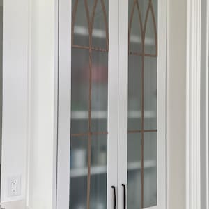 CUSTOM MULLION INSERTS Kitchen Cabinet Doors up to 16w X 32h Glass or ...