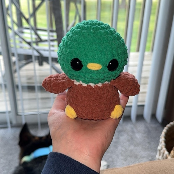 No Sew Ducks Wearing Hats Crochet Pattern (no Sew Crochet Pattern, No ...