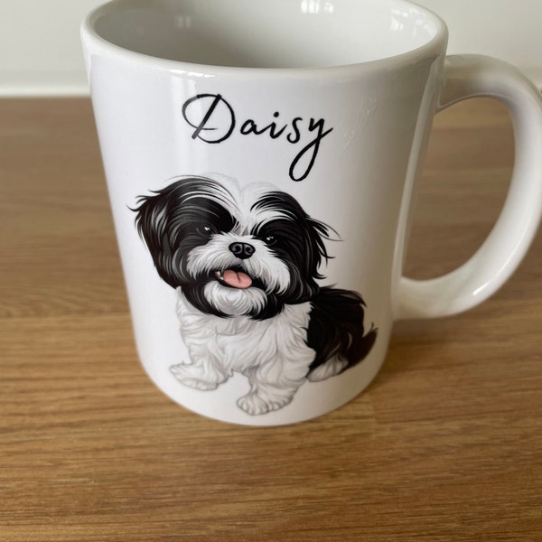 Personalised Shih Tzu Mug Shih Tzu Gift Custom Pet Parent Gift for Dog ...