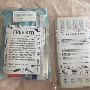 Professional Hand Poke Tattoo Kit Everything You Need Included to Get ...