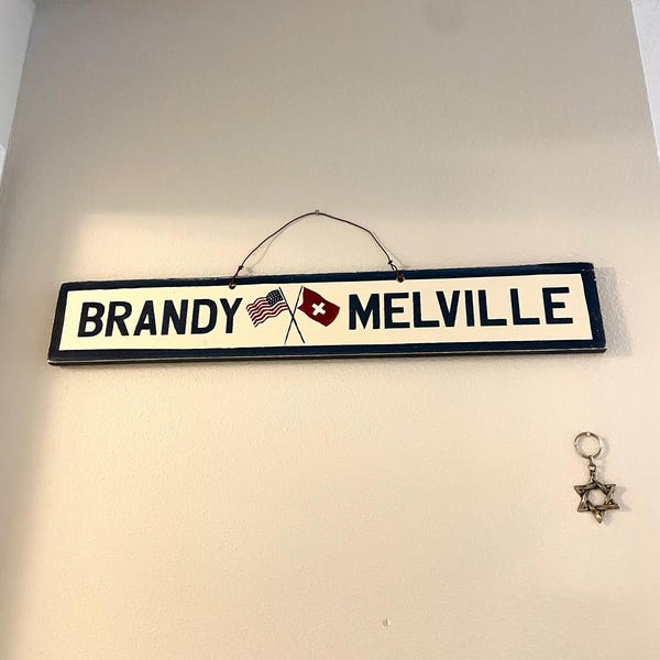 Brandy Melville Flag Sign – Authentic Store Sign Made by Official ...