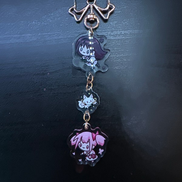 Madoka Homura Series-charms Keychain - Etsy