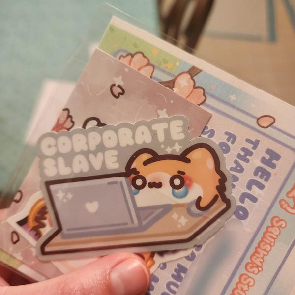 Please Handle With Love FRAGILE Sticker | Cat Meme Stickers | Kawaii ...