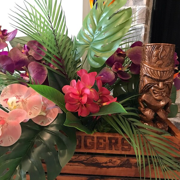 9” Kane Tiki , God of Creation, Hawaiian Tiki God Woodcarving, Tiki ...