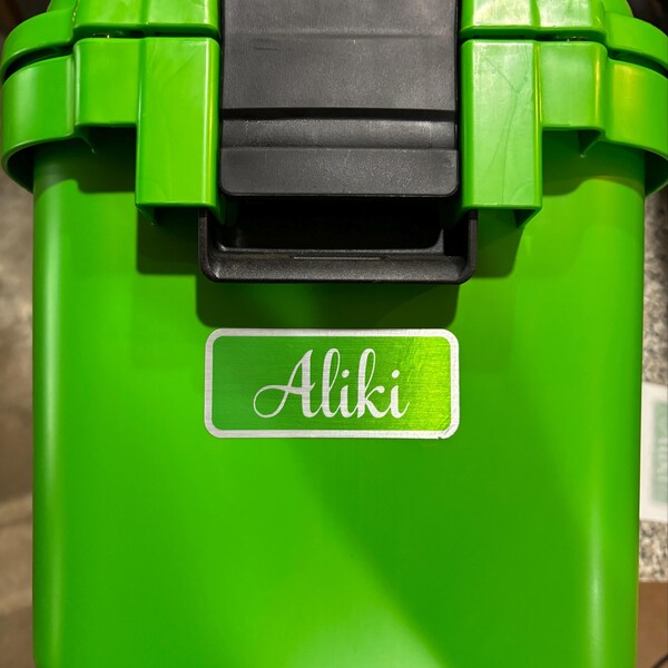 Greek Alphabet Initials Custom Decal Name Tag for Your Cooler or ...