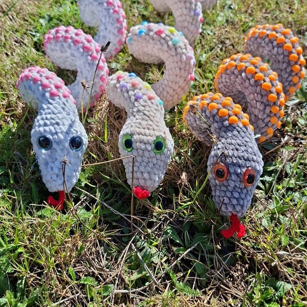 Sensory Snake Crochet Pattern: Beaded Fidget Toy PDF Pattern English - Etsy
