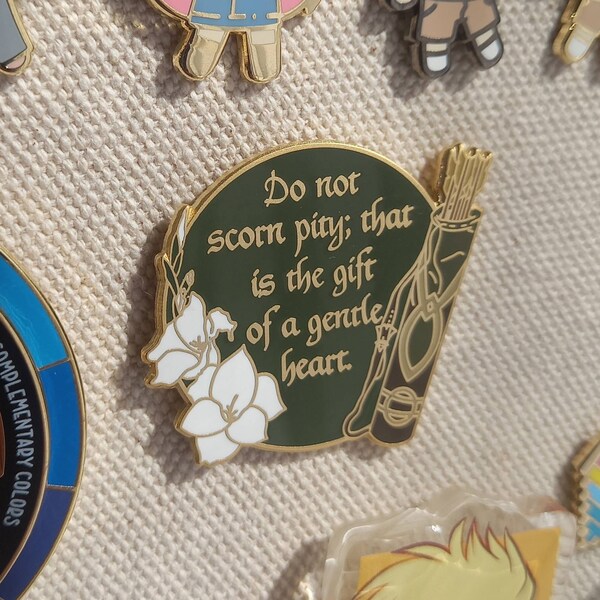 Transcendent Light Enamel Pin Trees of Light Starlight Elven LOTR Lapel ...