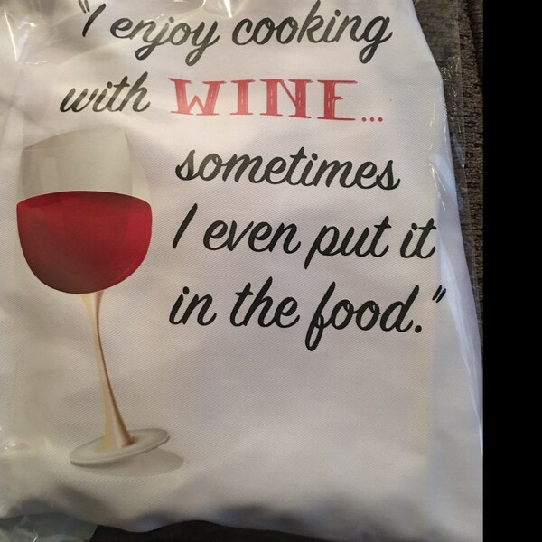 Julia Child Apron, Wine Apron With Julia Child's Quote, Mother's Day ...