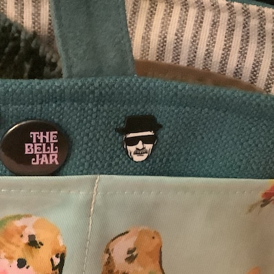 Breaking Bad Heisenberg Pin Button Cartoon Illustration Walter - Etsy