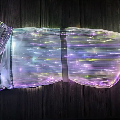 Starry Luminous Optical Fiber Textile Leds Fabric Technology Age ...