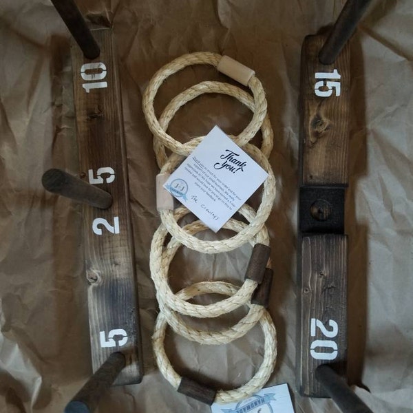 Rustic Ring Toss Outdoor Yard/lawn Game With 6 Rings - FREE U.S ...