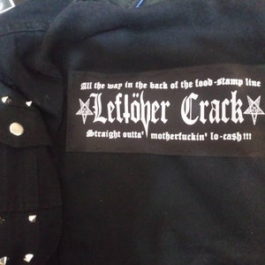 Leftover Crack Patch DIY Anarcho Crust Punk Citizen Fish Star Hipsters ...