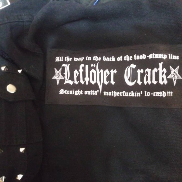 Leftover Crack Patch - DIY Anarcho Crust Punk Citizen Fish Star ...