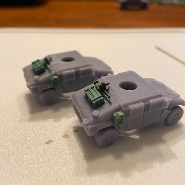 HMMWV IDF Frag Kit With 50 Cal Vehicle 1/100, 1/72 Scale, 3D Resin ...