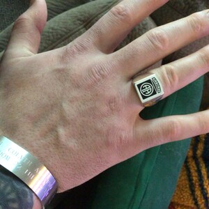 Mens Army Military Police Ring - Etsy