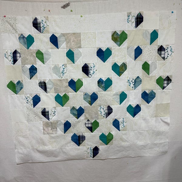 Heart of Hearts Quilt Pattern PDF by Melissa Mortenson of Polka Dot ...