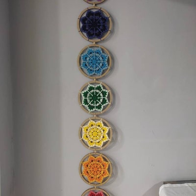 Mandala Crochet PATTERN, CHAKRA FLOWER Mandala, Chakra Flower to Create ...