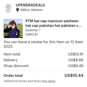 Afghan 100% Wool Cap Pakol Peshawari Handmade Hat Markhor - Etsy