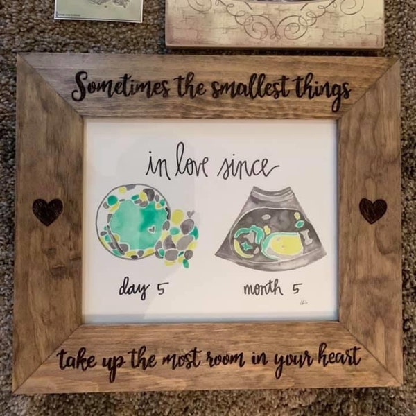 Personalized Wood Wedding Picture Frame, Photo Frame, 5x7 8x10 Picutre ...