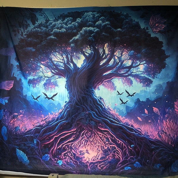 Tree of Life Pandora Tapestry | Avatar Tree of Souls Tapestry | Avatar ...