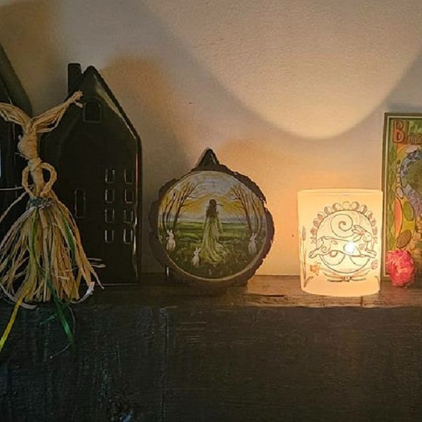 Full Moons Wheel of the Year Digital Page, Printable Pdf File Witchy ...