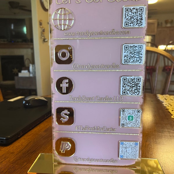 Social Media Sign QR Code Sign, Scan to Pay, Payment Sign, Facebook ...