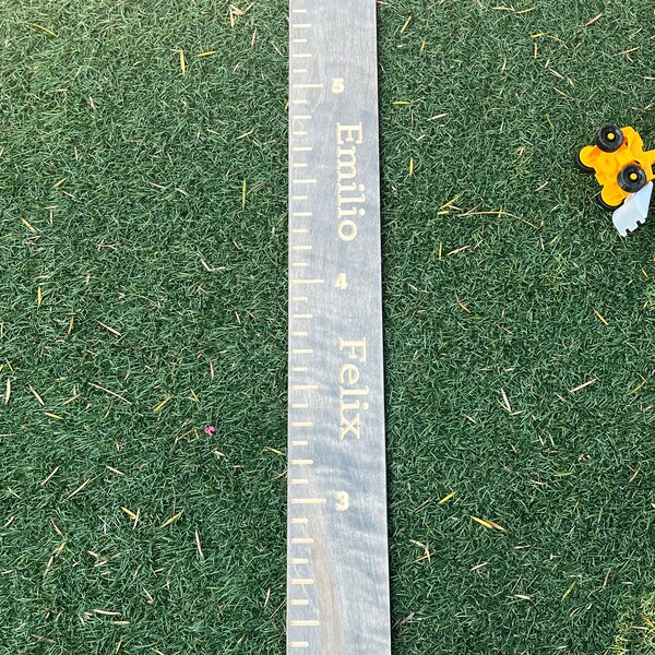 Personalized Wooden Growth Chart Ruler, Kids Growth Ruler, Wood ...