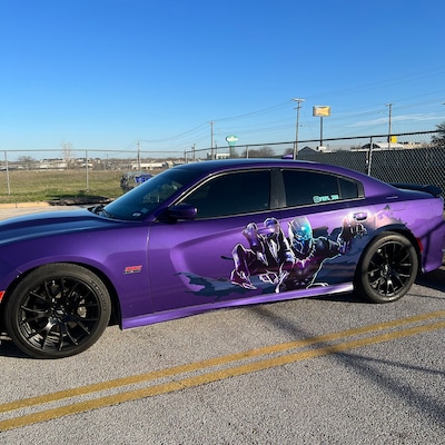 Dragon Character Livery, Large Vehicle Graphics, Side Car Decal ...