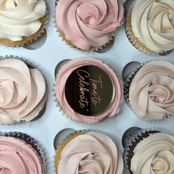 Acrylic Cake Disc, Cake Toppers, Gift Tags, 5cm Discs - Etsy